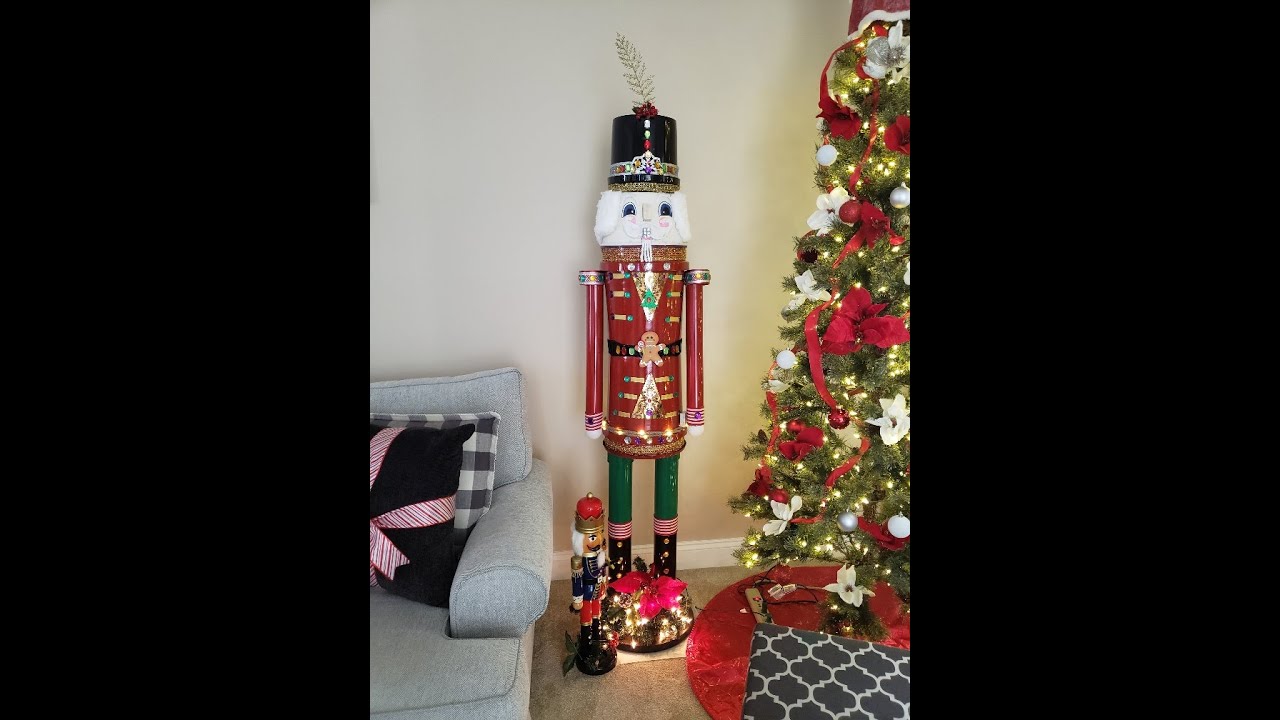How to make a 7 ft Nutcracker/Soldier; Christmas #crafts#candy# ...