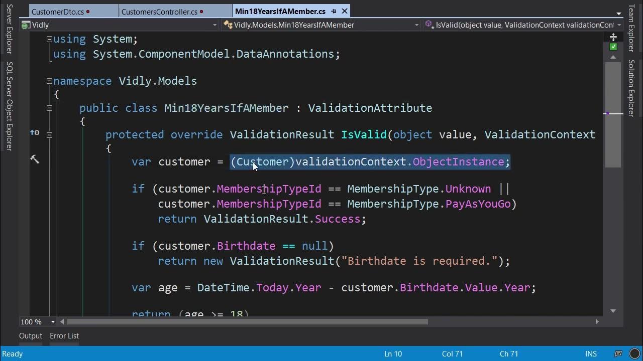 ASP.NET #65 - IHttpActionResult (read desc) [By Mosh Hamedani] - YouTube