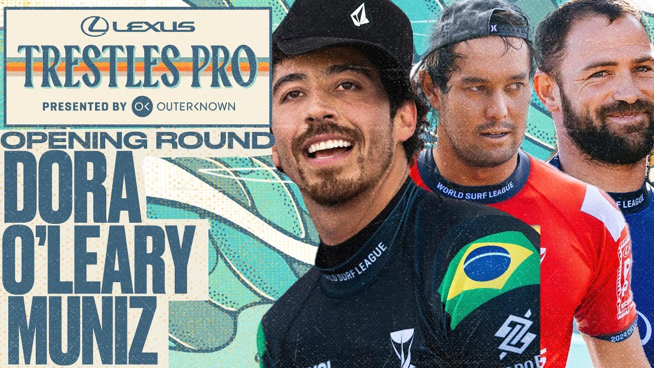 Yago Dora, Connor O'Leary, Alejo Muniz | Lexus Trestles Pro pres by ...