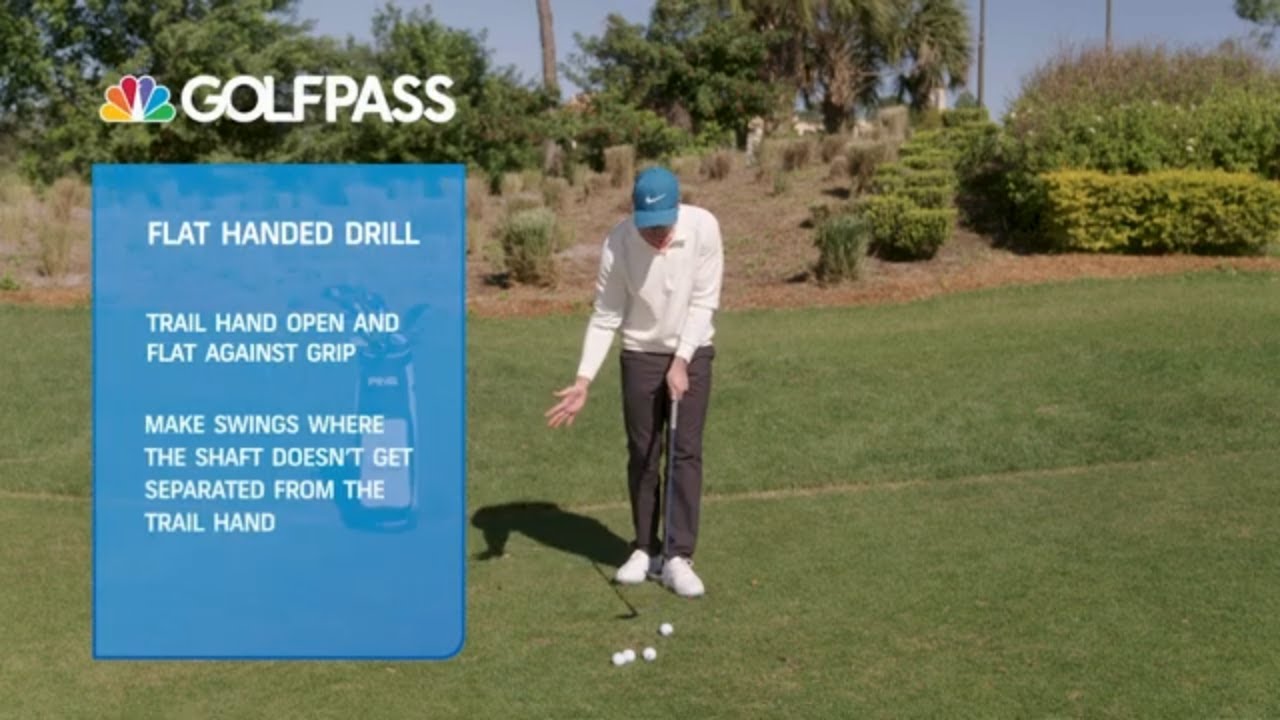 Flat Hand Chipping Drill | GolfPass - YouTube