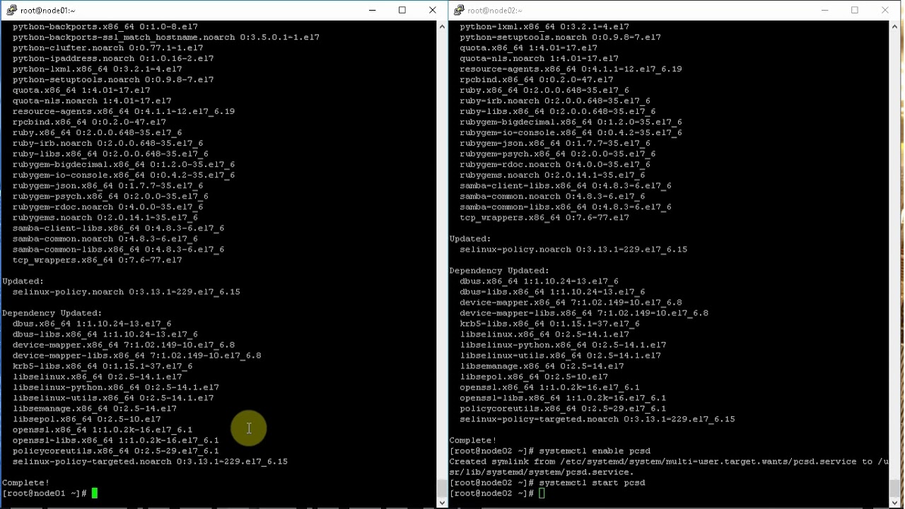 Centos7 High availability clustering ( Pacemaker ) - YouTube