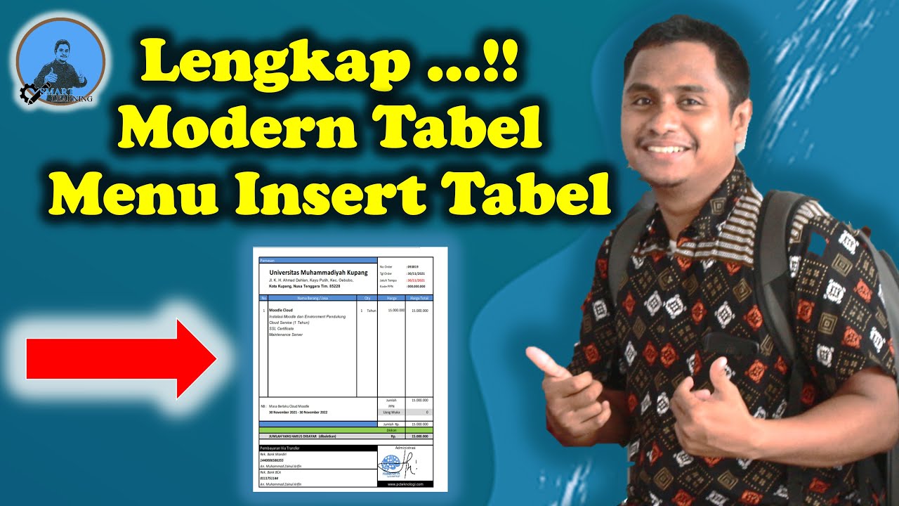 Pembahasan Lengkap Fungsi Tab Menu Insert Microsoft Word (Add a Table ...