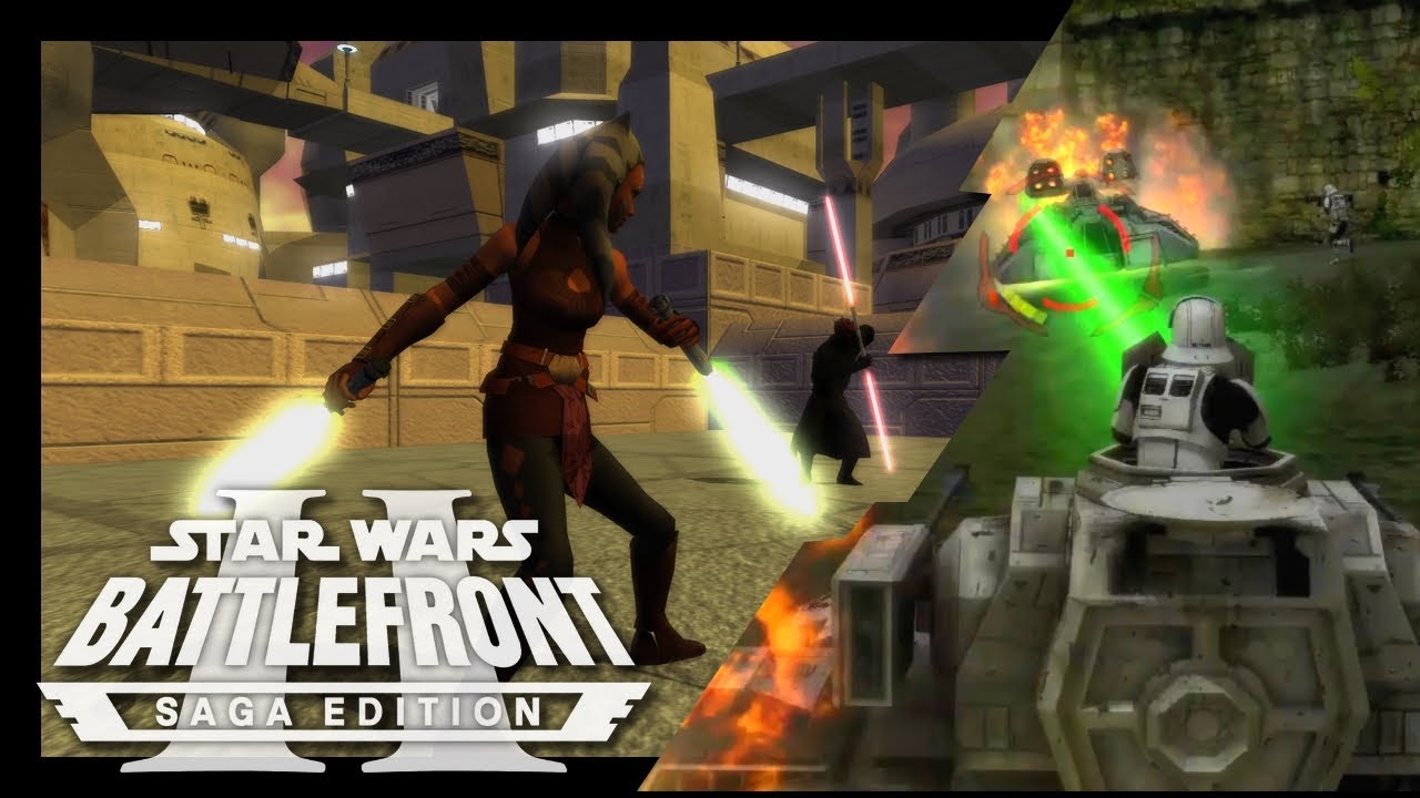 Star Wars Battlefront 2 Saga Edition Mod Is CRAZY! - YouTube