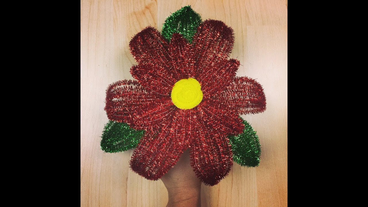 DIY How To Make Poinsettia Flower From Cure Pipes YouTube DIY How To Make Poinsettia Flower From Cure Pipes YouTube