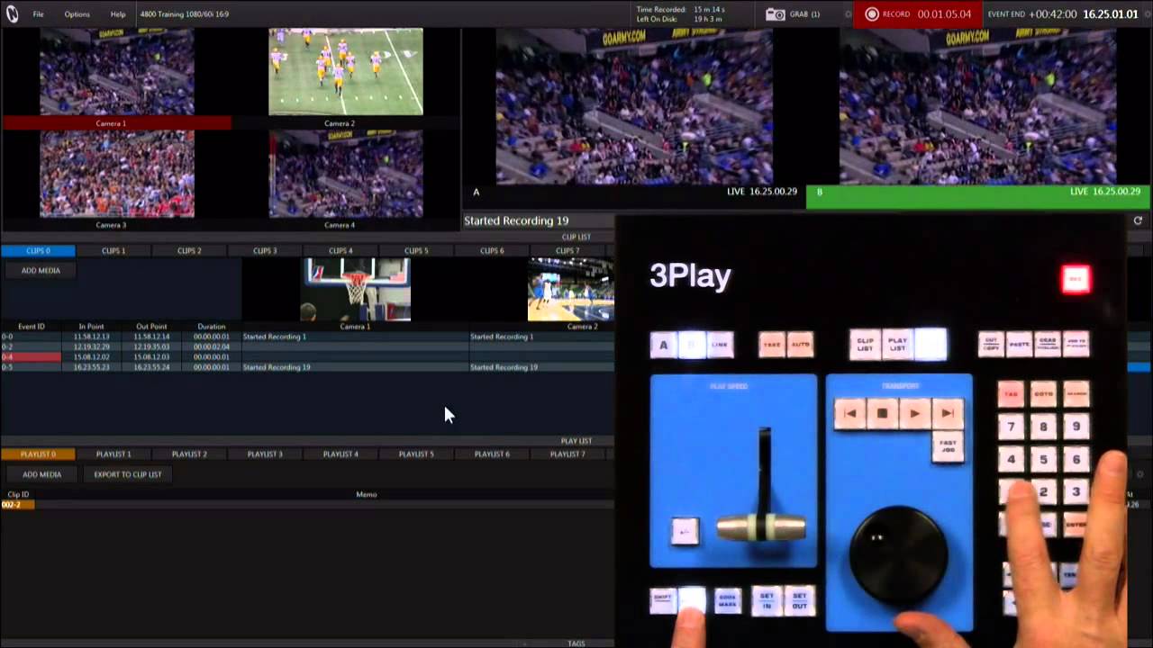 3Play 4800 Basic Workflow - YouTube