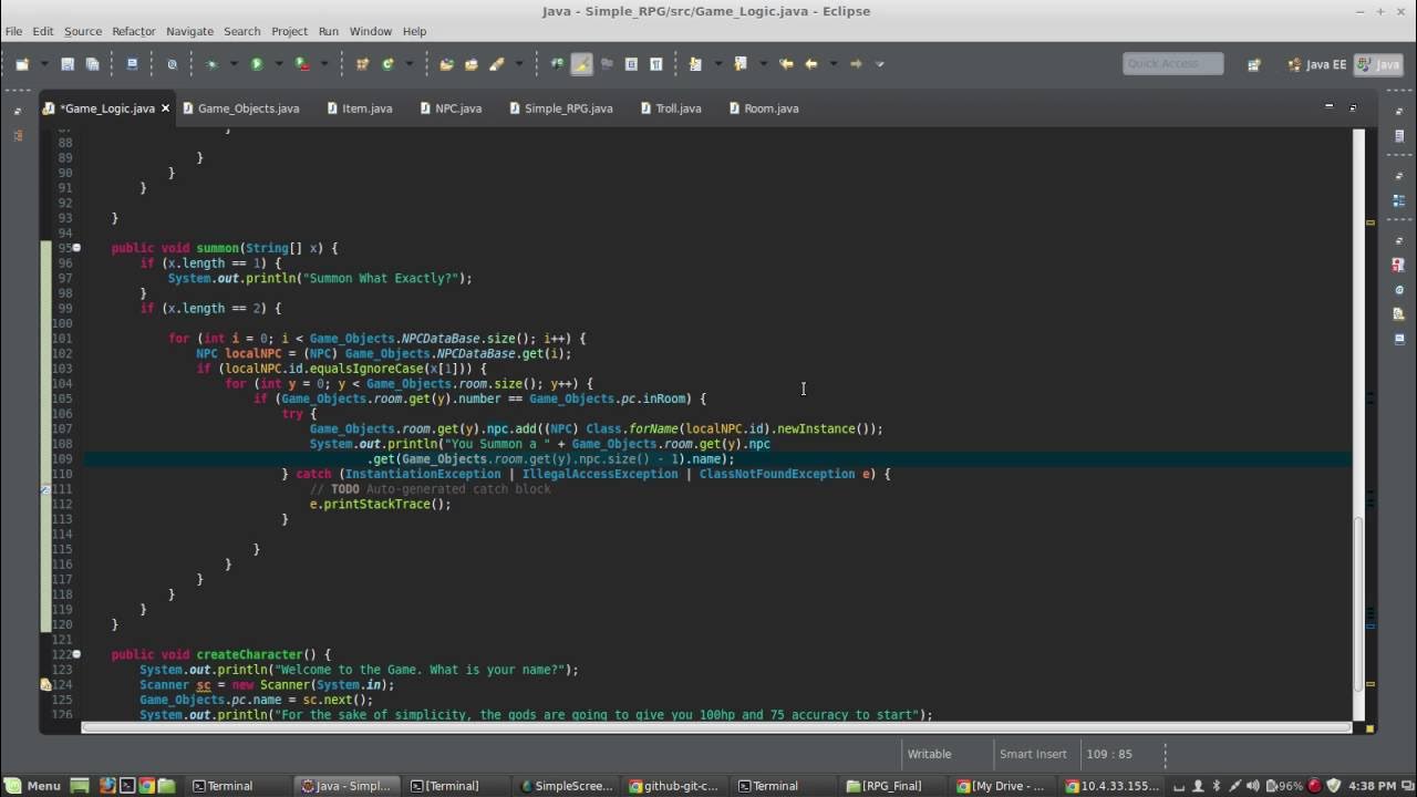 Java Tutorial: Build a Basic RPG (NPC Creation) Part 5 - YouTube