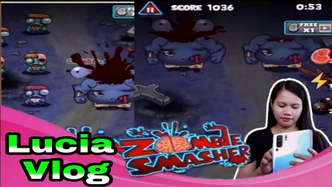Playing ZOMBIE SMASHER | Smash all the zombies to protect the man ...