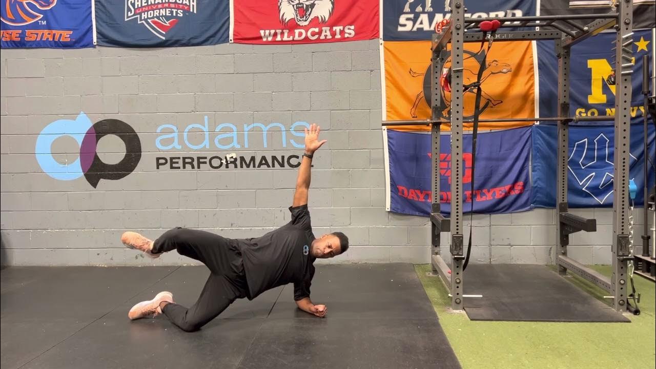 Short Lever Side Plank Hip Abduction ISO Hold - YouTube