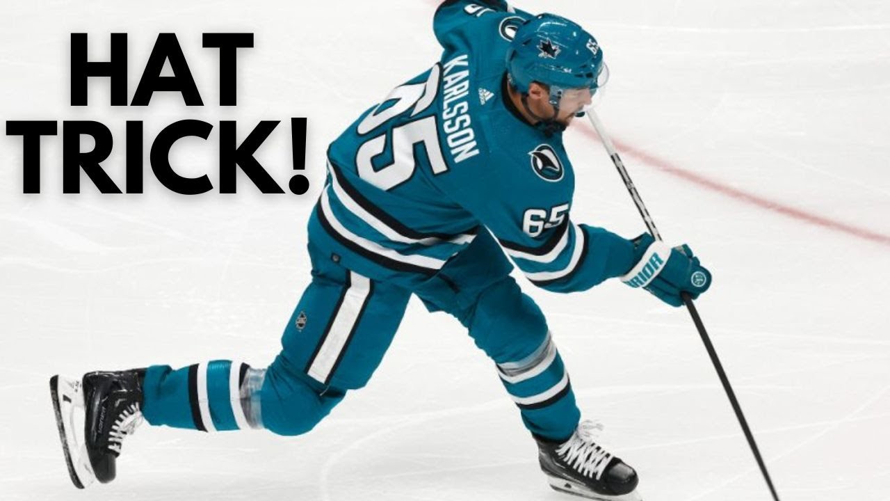 Erik Karlsson Hat Trick - November 1, 2022 - YouTube