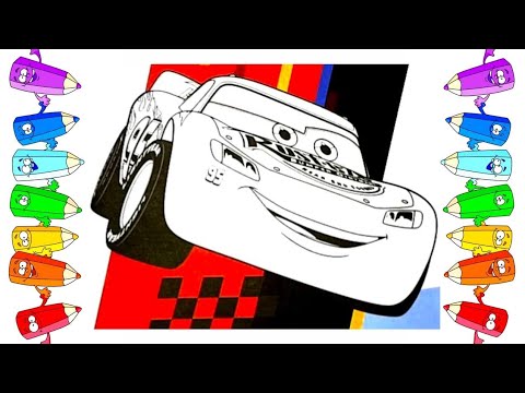 How to Draw McQueen Disney Pixar Cars Lightning Tuner Coloring Book ...