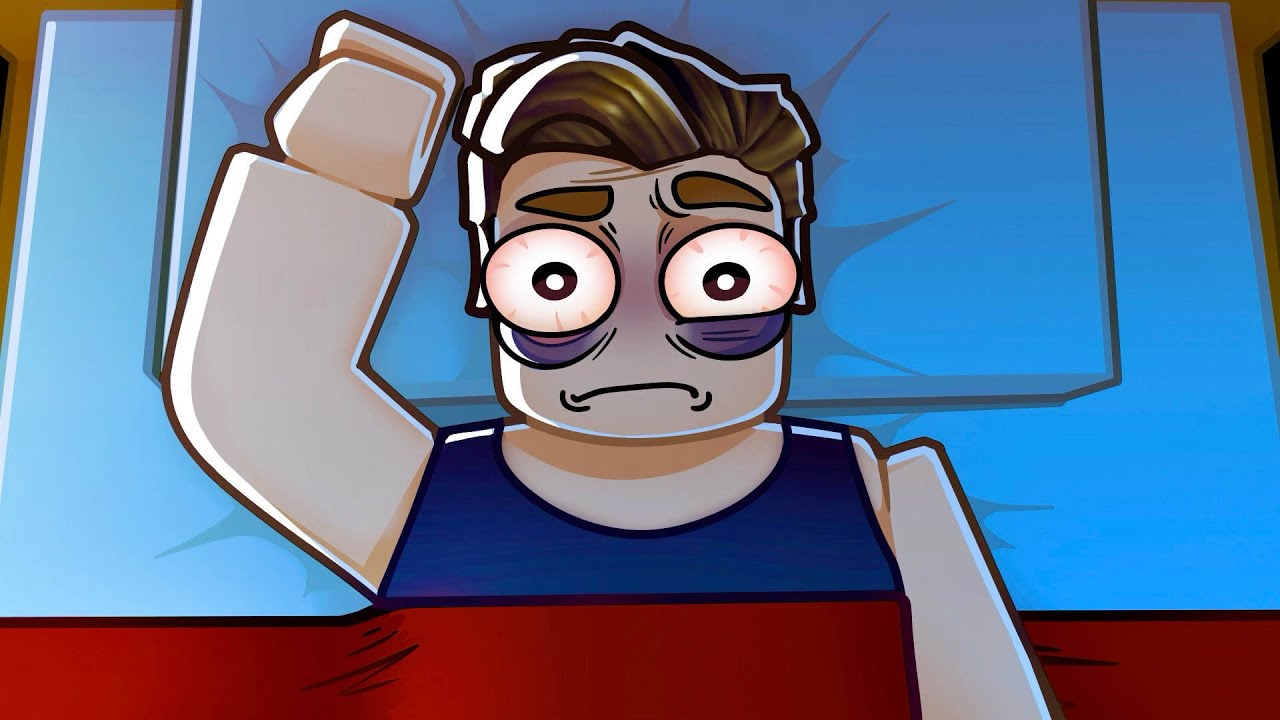 ROBLOX but you can't sleep and you go CRAZY - YouTube