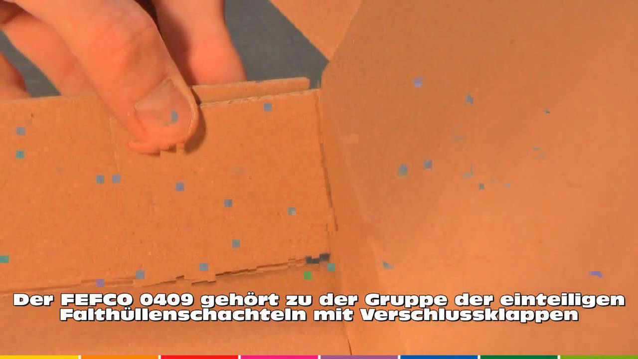FEFCO 0409 (Falthüllenschachtel) | www.nordpack.de - YouTube