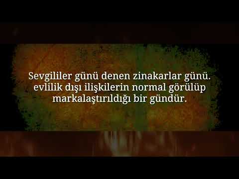SEVGİLİLER GÜNÜ SAÇMALIĞI | NİKAHSIZLAR GÜNÜ ! KAPİTALİZM