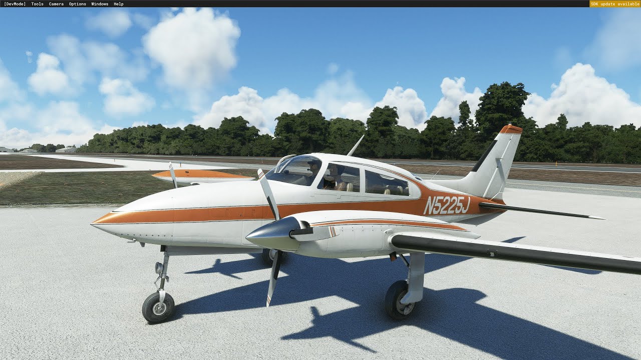 Real C310 Student Pilot Flies The Milviz 310R - YouTube