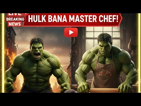 Hulk Bana Master Chef 😱 | Breaking News Style Funny Video@HulkSC @HUMTV ...