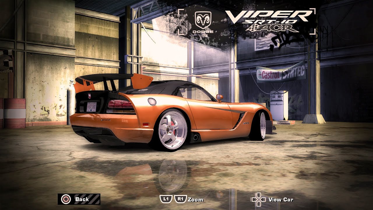 NFS Most Wanted | Dodge Viper SRT-10 ACR '08 - YouTube