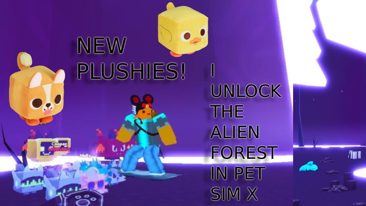 I UNLOCK ALIEN FOREST & NEW HUGES ARE IN PET SIM X! - YouTube