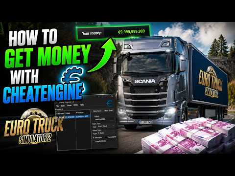 How to get money in EURO TRUCK SIMULATOR 2 (CHEATENGINE)