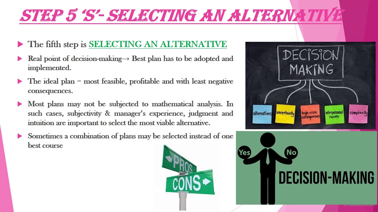 Class XII Business Studies Chapter 4 Planning - Steps in Planning ...