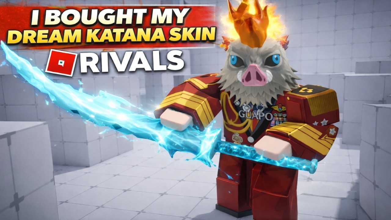 I FINALLY BOUGHT MY DREAM KATANA… (Rivals) - ROBLOX - YouTube
