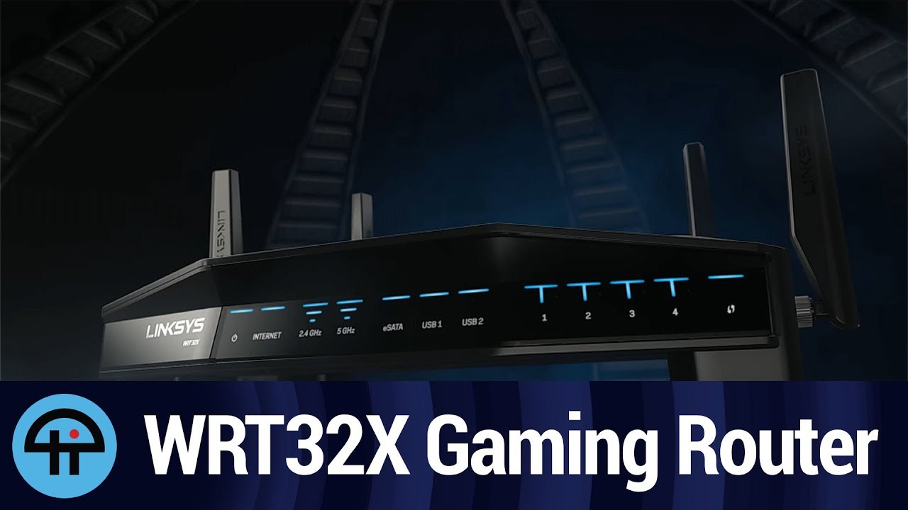 The Linksys WRT32X Gaming Router Announced - YouTube