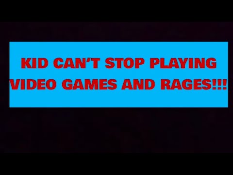 KID CANNOT STOP PLAYING VIDEO GAMES AND RAGES AT COUSIN!!! - YouTube
