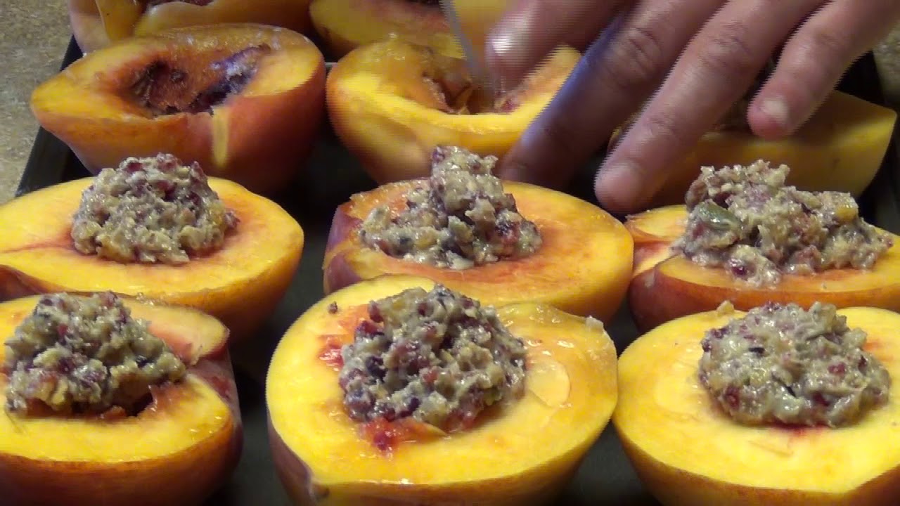 Duraznos al horno - YouTube