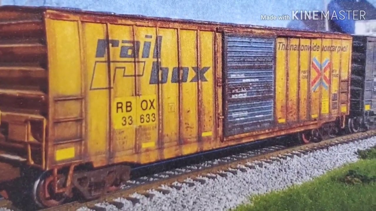 Weathering My Boxcar Part 2 of 2 - YouTube