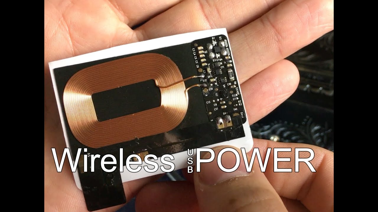 Easy Wireless USB Power Receiver - Qi Charger - YouTube