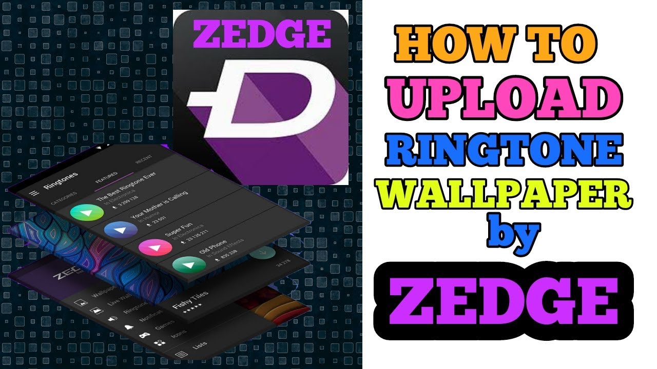 How to upload ringtone and wallpaper on Android || by ZEDGE APP SIMPLY ...