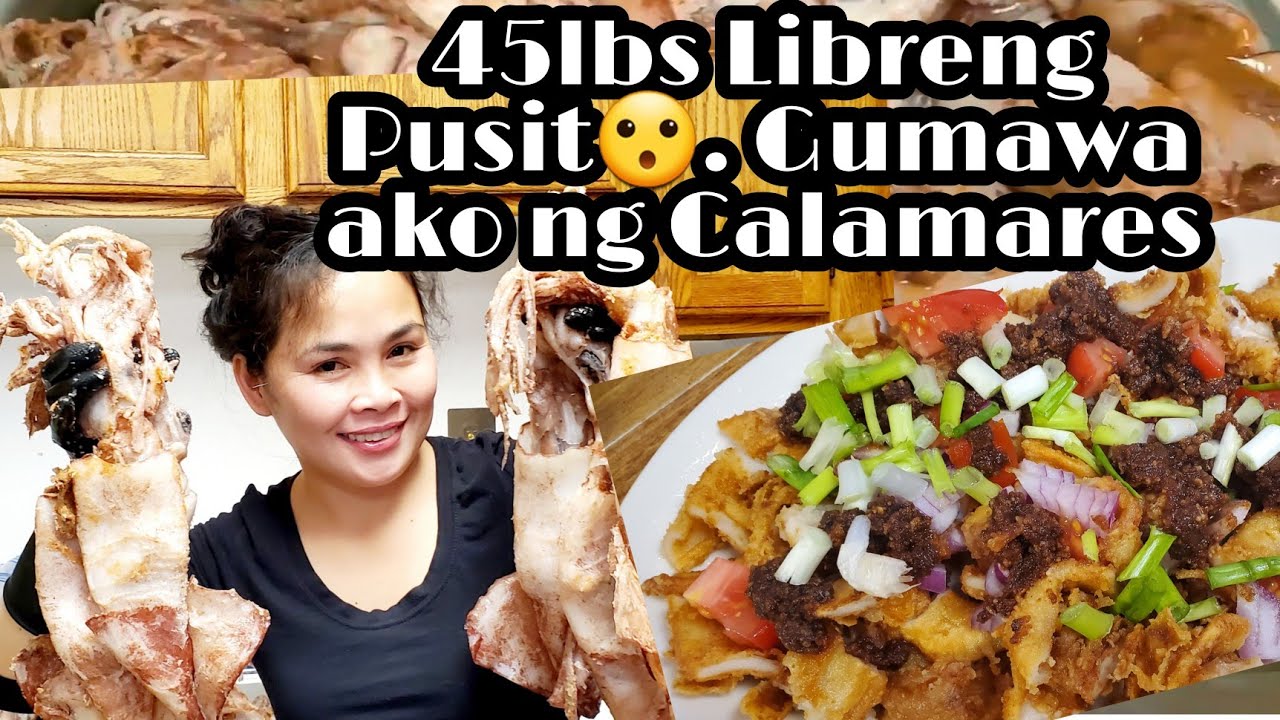 45 lbs Libreng Pusit 😮. Gumawa ako ng Calamares. - YouTube