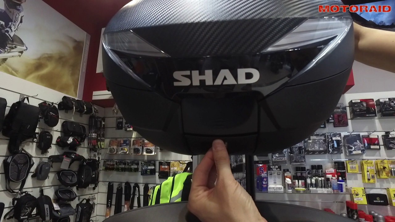 SHAD SH39 review by MotoRAID (Greek) - YouTube