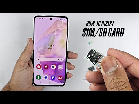 Samsung Galaxy A35 5G - How To Insert SIM Cards & SD Card