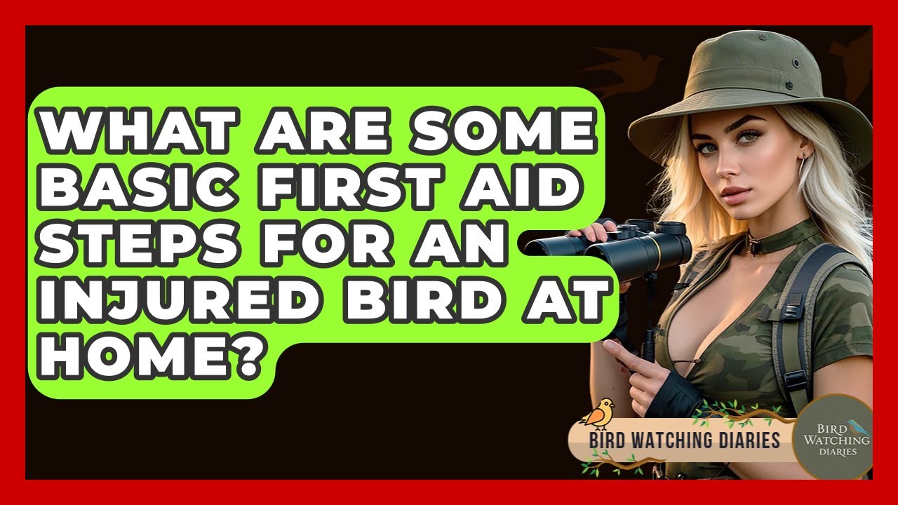 What Are Some Basic First Aid Steps For An Injured Bird At Home? - Bird ...