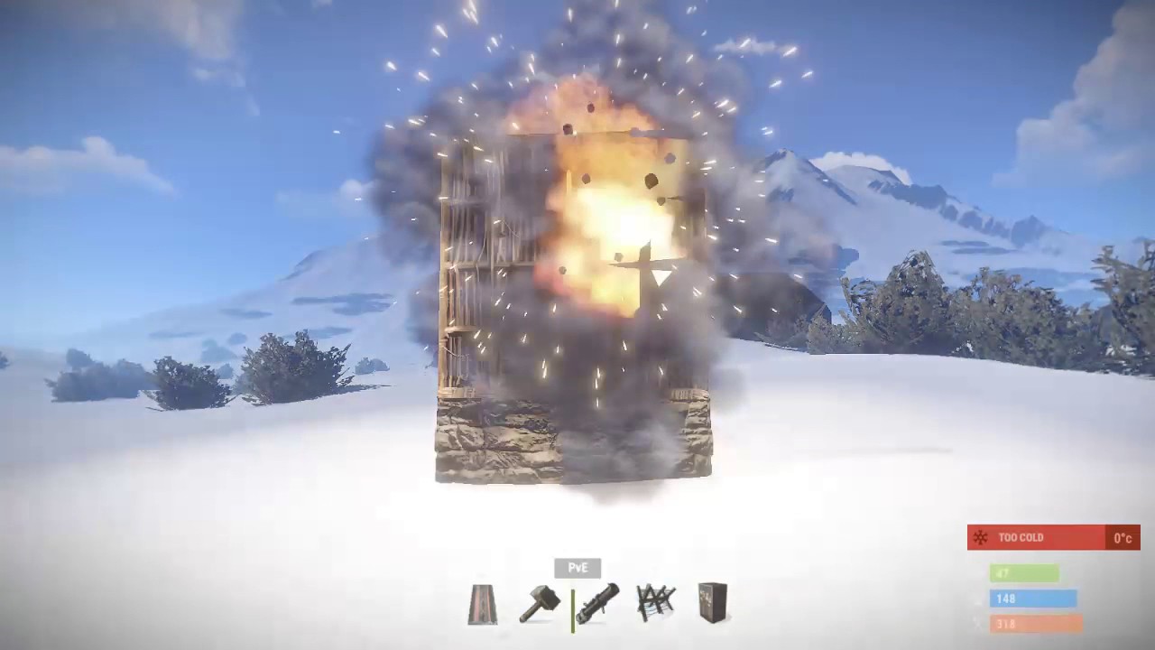 Rust Rugs stop c4 from damaging walls - YouTube