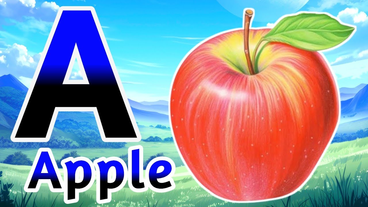 alphabet song for kids a for apple a for ant - YouTube