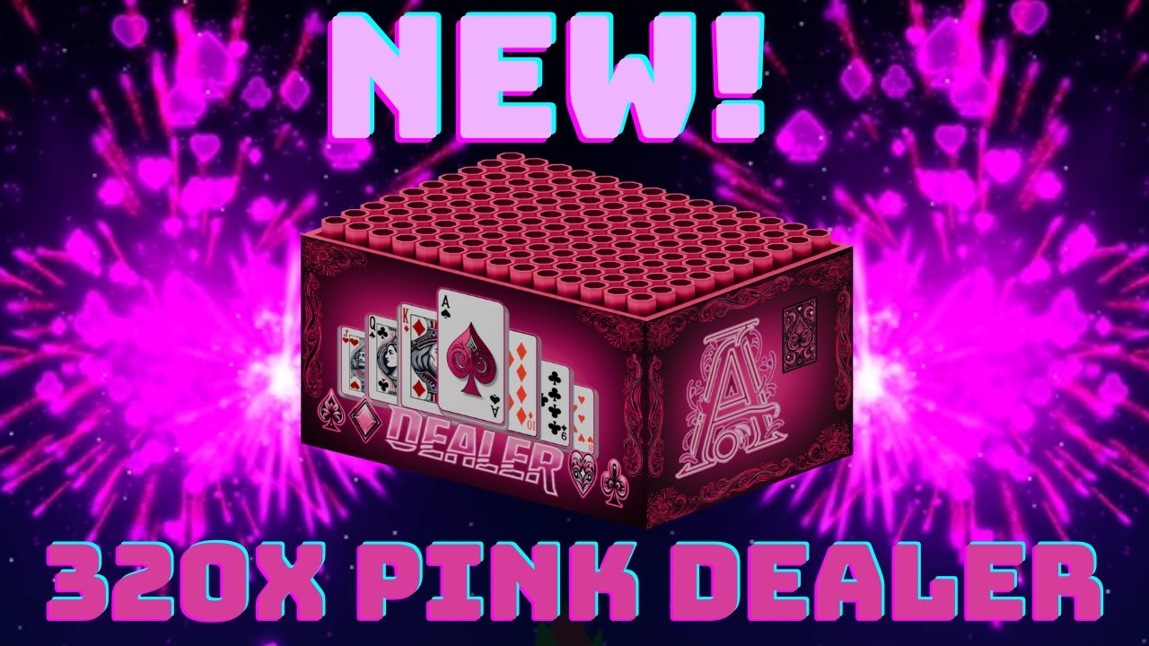 The new 320x pink dealer in (fireworks playground) Roblox. - YouTube
