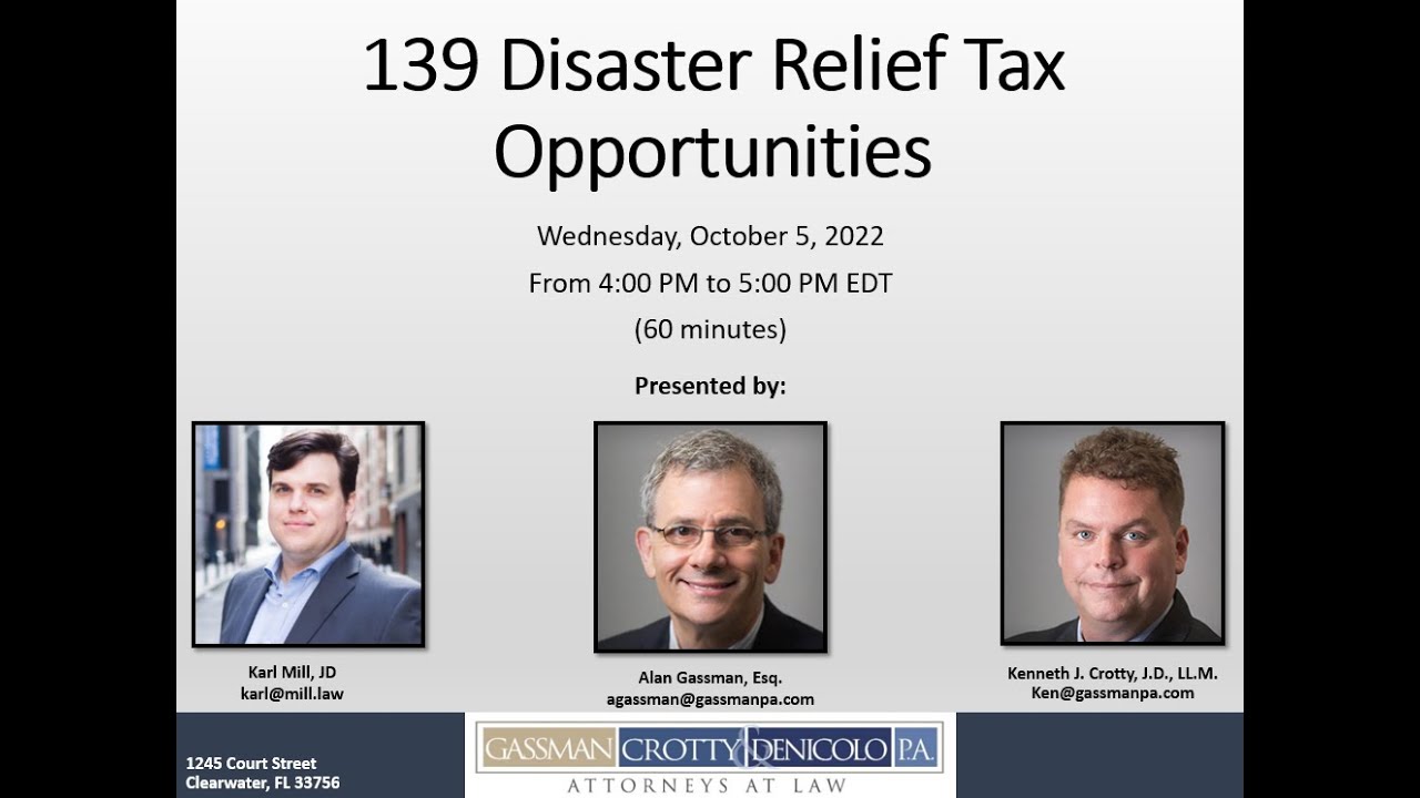 Ken Crotty on Casualty Losses After A Disaster - YouTube