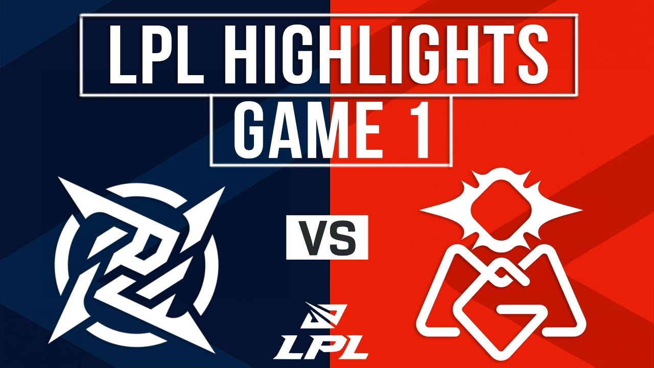 NIP vs OMG Highlights Game 1 | LPL 2024 Spring | Ninjas in Pyjamas vs Oh My God - YouTube