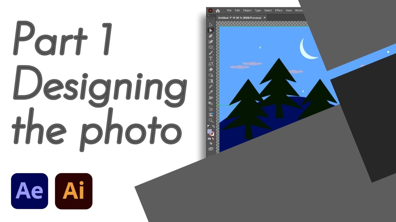 Creating motion graphics in Ae with illustrator | Part 1 - YouTube