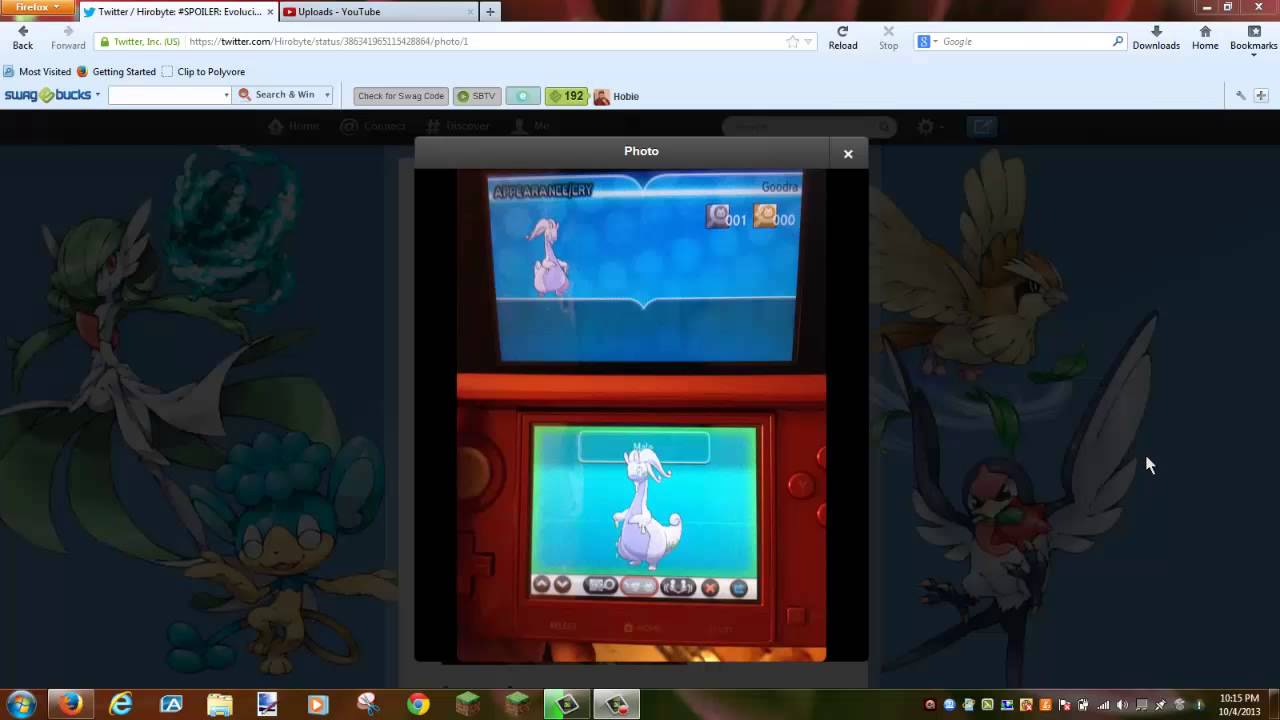 Final Evolution of Goomy! Goodra! Pokemon X and Y leaks! - YouTube