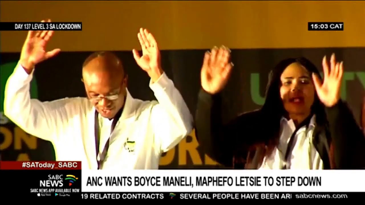 ANC wants MP Boyce Maneli and Mayor Maphefo Letsie to step down - YouTube