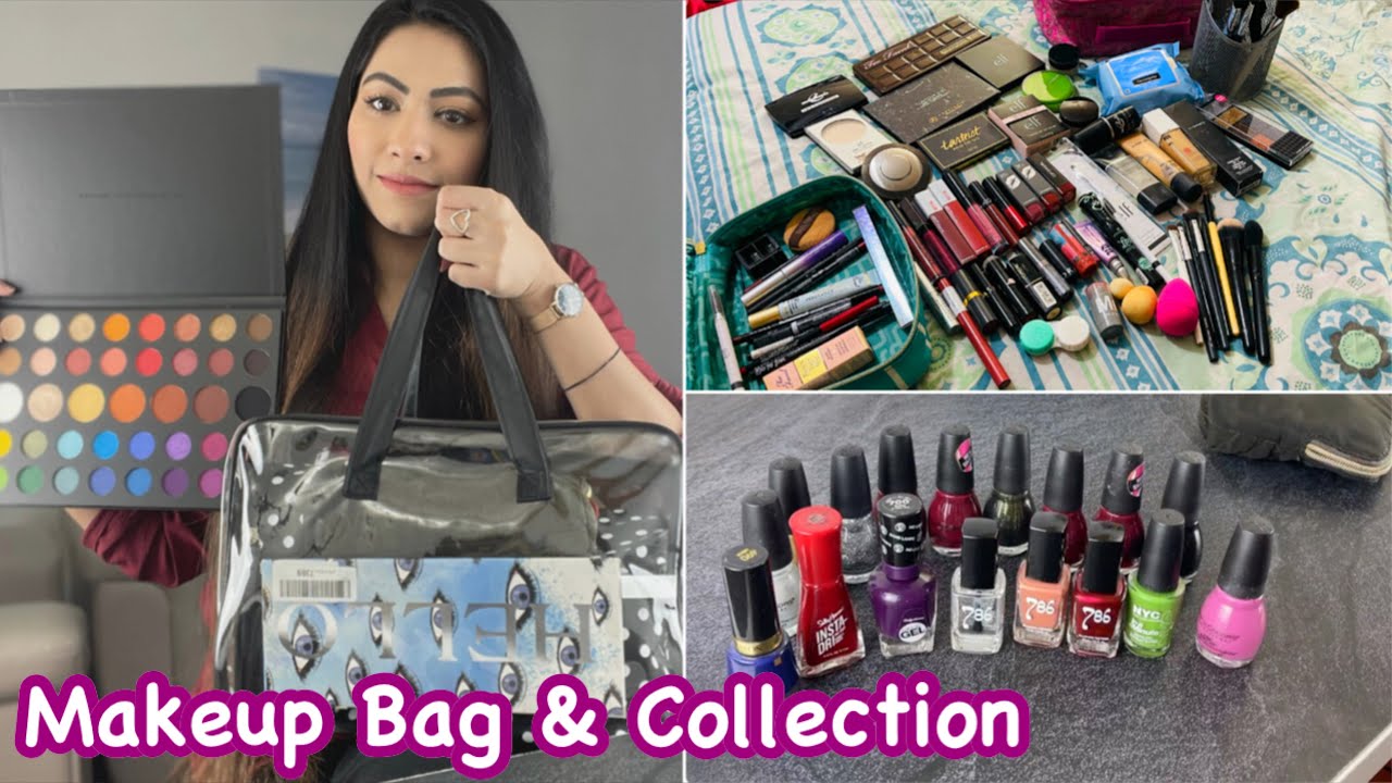 My Makeup Bag Collection and Organization 2021 | Sephora and Drugstore ...