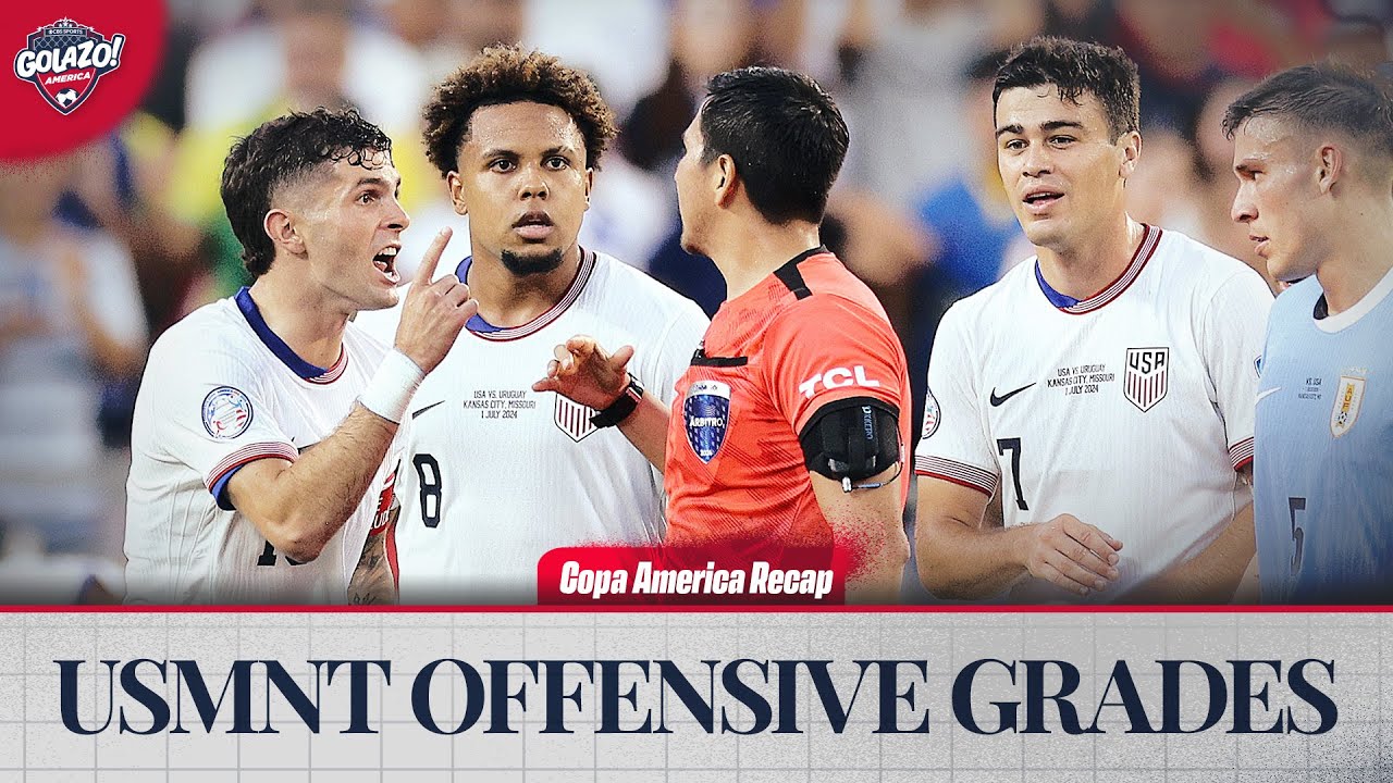 Grading the USMNT's Copa América Offensive Performance! | Morning Footy ...