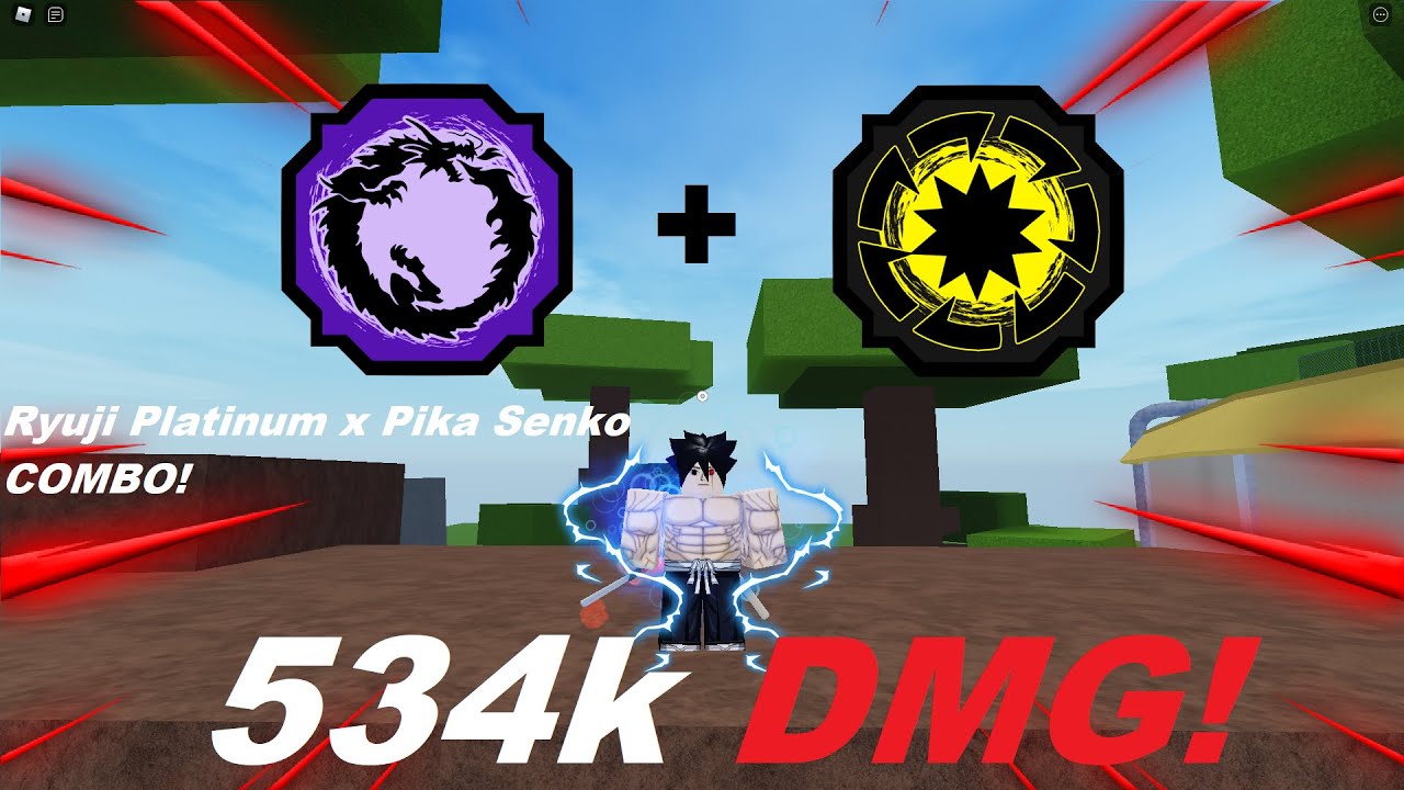 *534k DMG* Ryuji Platinum & Pika Senko Combo| Shindo life Combo| Shindo ...