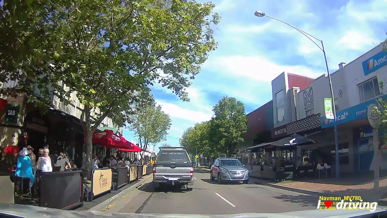 4K DASH CAM AUSTRALIA, Victoria, Melbourne. Driving through Mornington ...