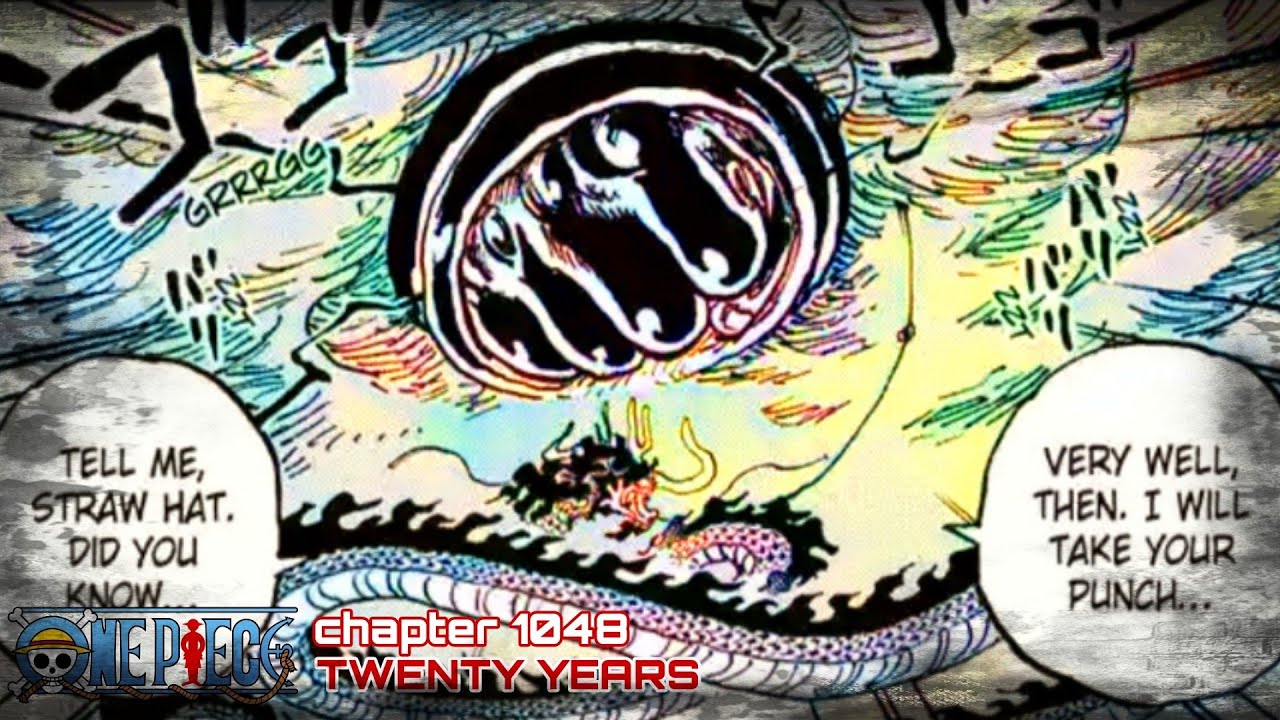 LUFFY VS KAIDO [MANGA] || ONE PIECE || CHAPTER 1048 - TWENTY YEARS ...