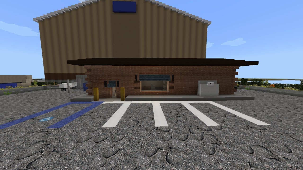 building a realistic Gas Station in Minecraft (part 2: convenience ...