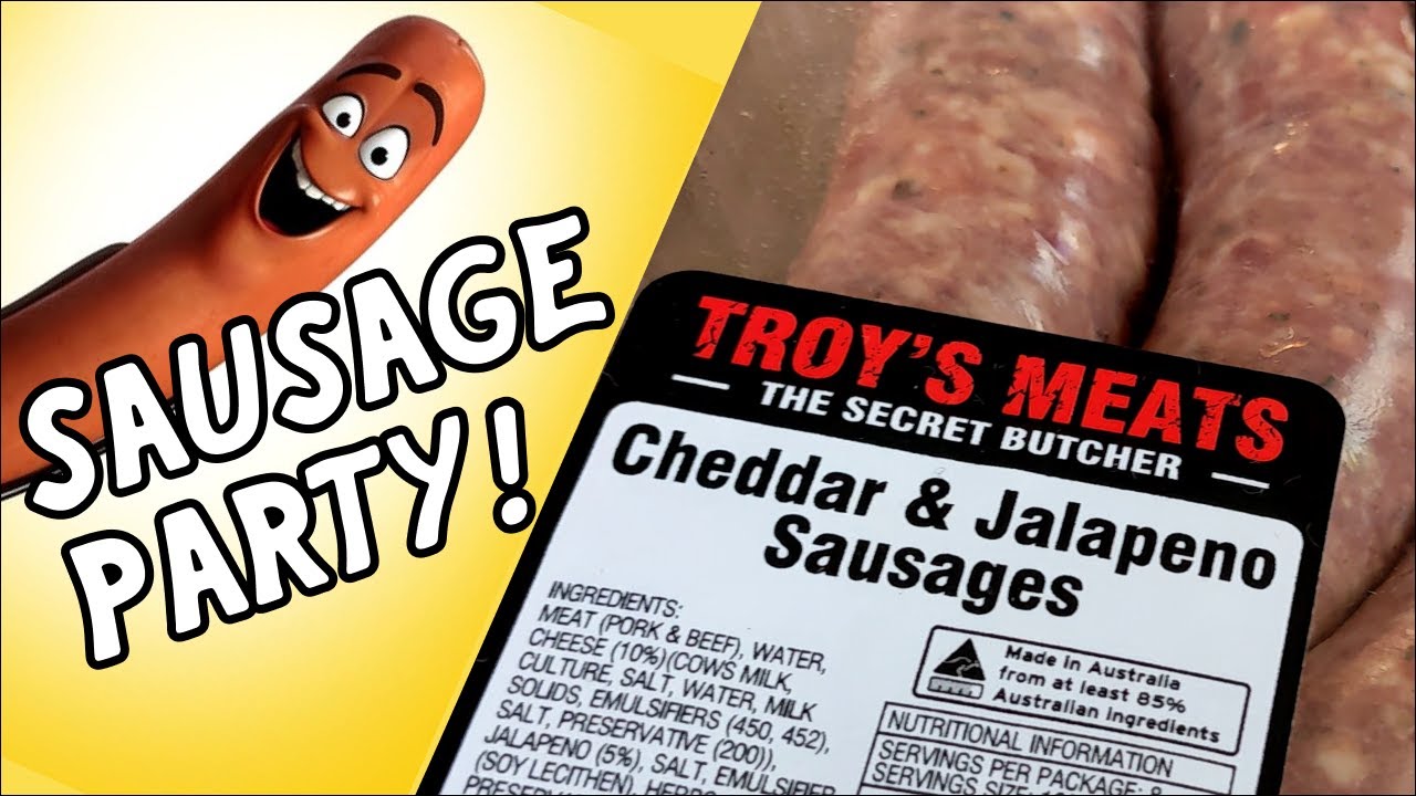 It's nothing but a SAUSAGE PARTY! Smoking CHEDDAR CHEESE & JALAPENO ...