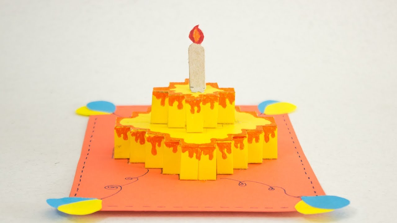 Tarjeta Pop Up pastel 8 bits / Jeguridos - YouTube